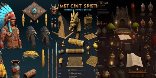 Video Game UI Sprite Sheets Midjourney Prompt | PromptBase