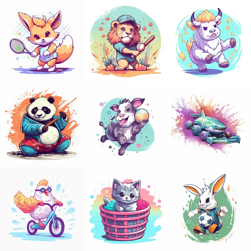 Insane Children Doodle Illustrations Midjourney Prompt | PromptBase