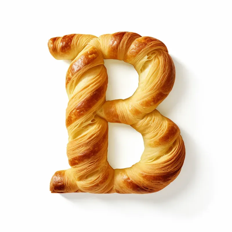Croissant Baked Alphabet Letters Midjourney Prompt | PromptBase