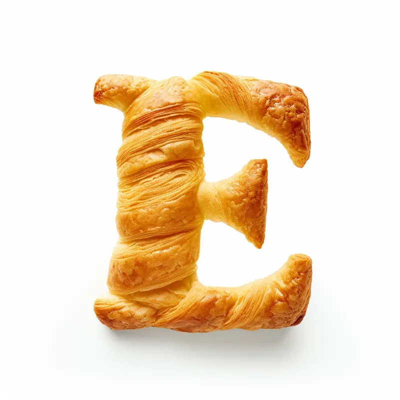Croissant Baked Alphabet Letters Midjourney Prompt | PromptBase