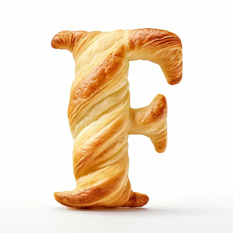 Croissant Baked Alphabet Letters Midjourney Prompt | PromptBase