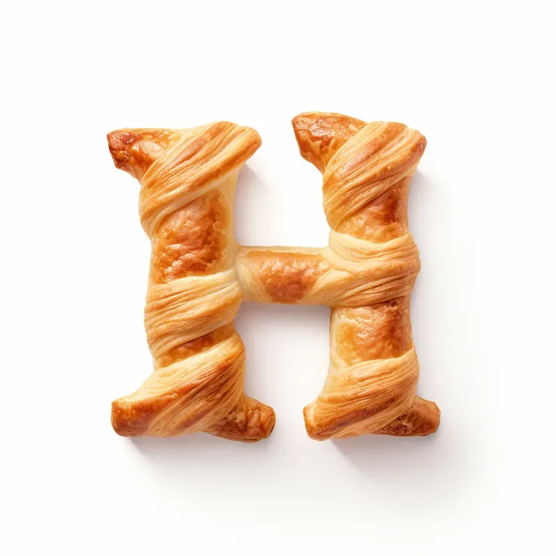 Croissant Baked Alphabet Letters Midjourney Prompt | PromptBase