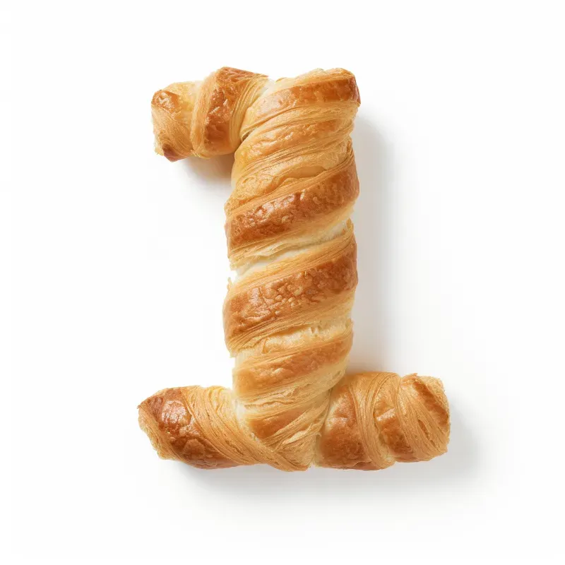 Croissant Baked Alphabet Letters Midjourney Prompt | PromptBase