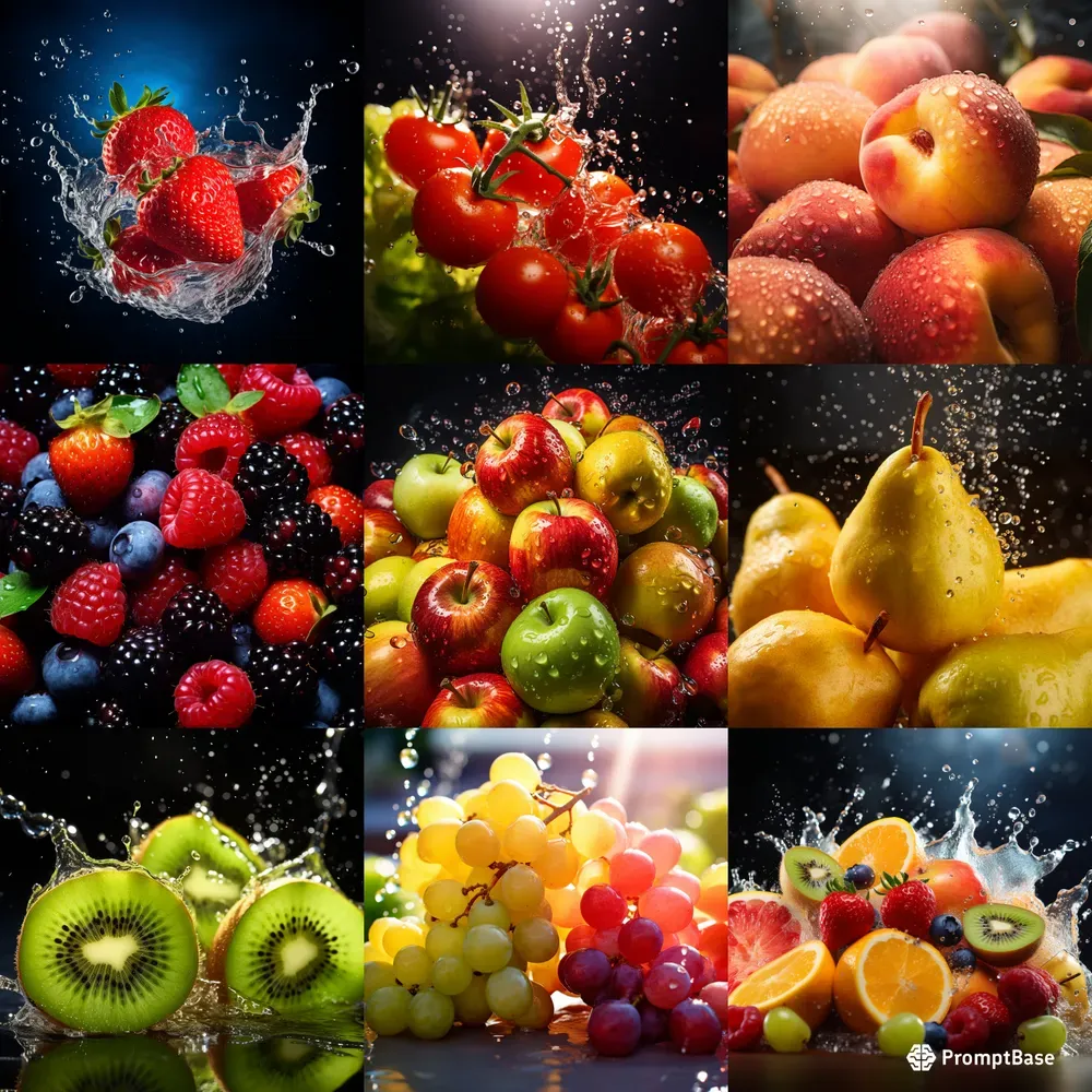 Juicy Fruits Midjourney Prompt | PromptBase