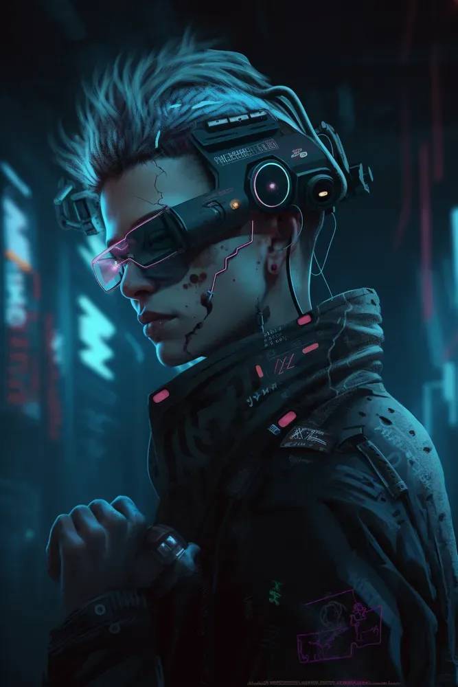 Cyberpunk Style Avatars Midjourney Prompt | PromptBase