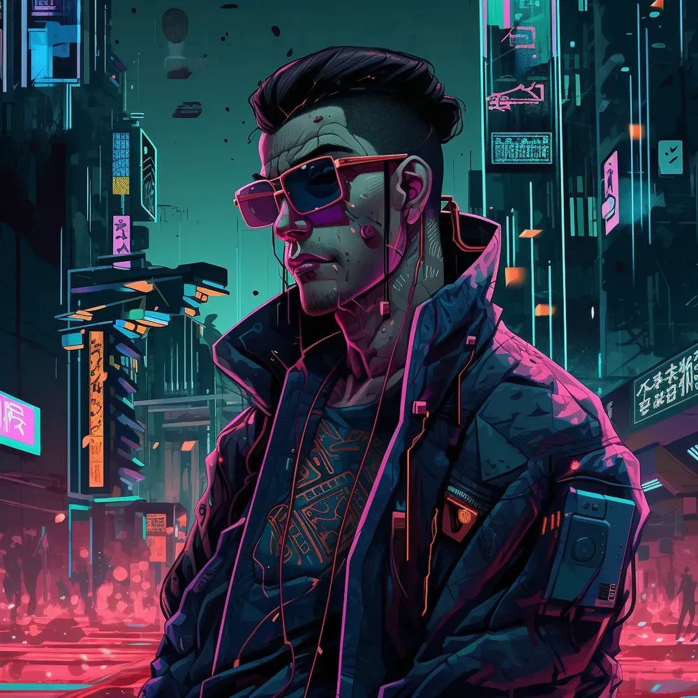 Cyberpunk Style Avatars Midjourney Prompt Promptbase