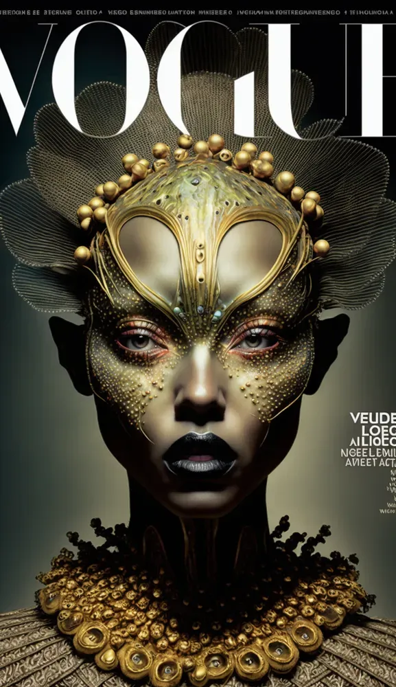 Alien Vogue Cover Photoshoots Midjourney Prompt | PromptBase