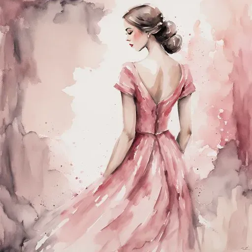 Flirty Illustrations In Watercolor Stable Diffusion Prompt | PromptBase