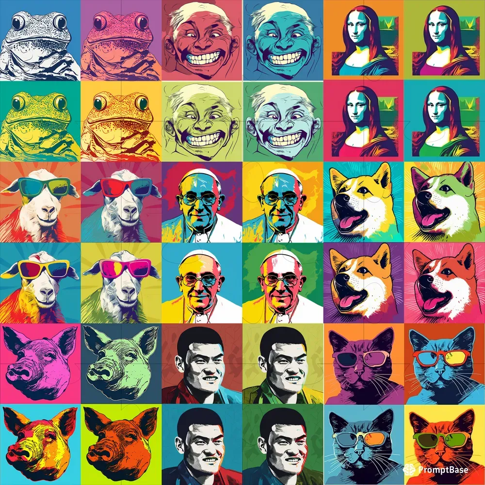 Pop Art Memes Midjourney Prompt | PromptBase