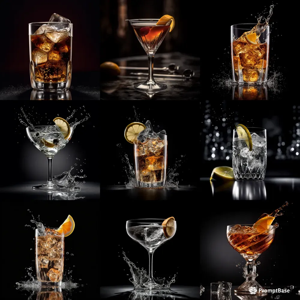Drinks And Cocktails Pro Cameras Midjourney Prompt | PromptBase