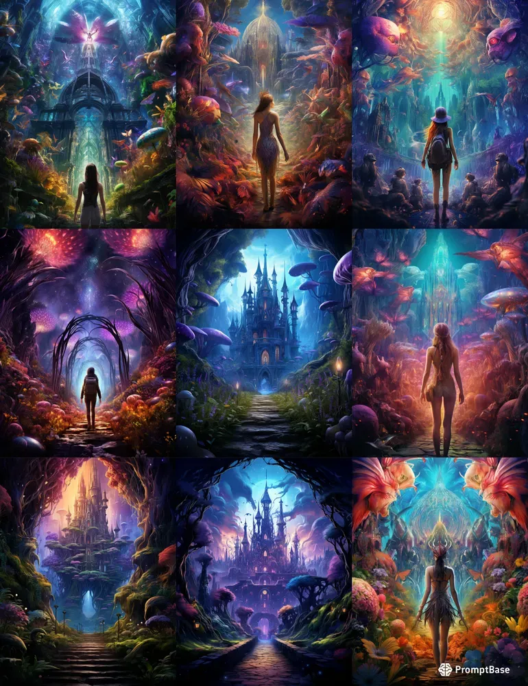 The Dmt Dimension Experiences Midjourney Prompt | PromptBase