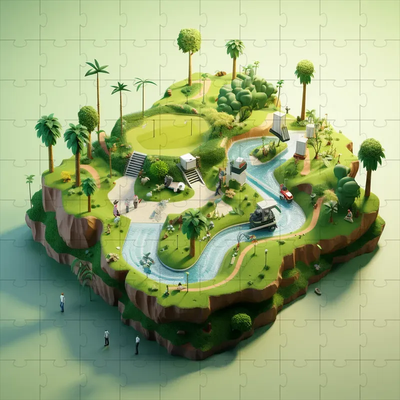 Realistic Tiny Worlds Midjourney Prompt | PromptBase