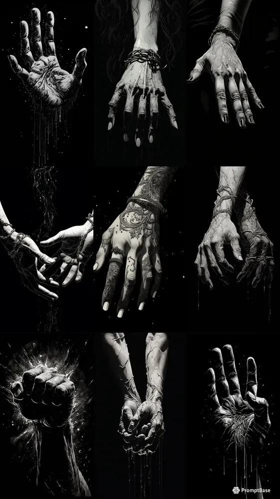 Detailed Hands Midjourney Prompt | PromptBase