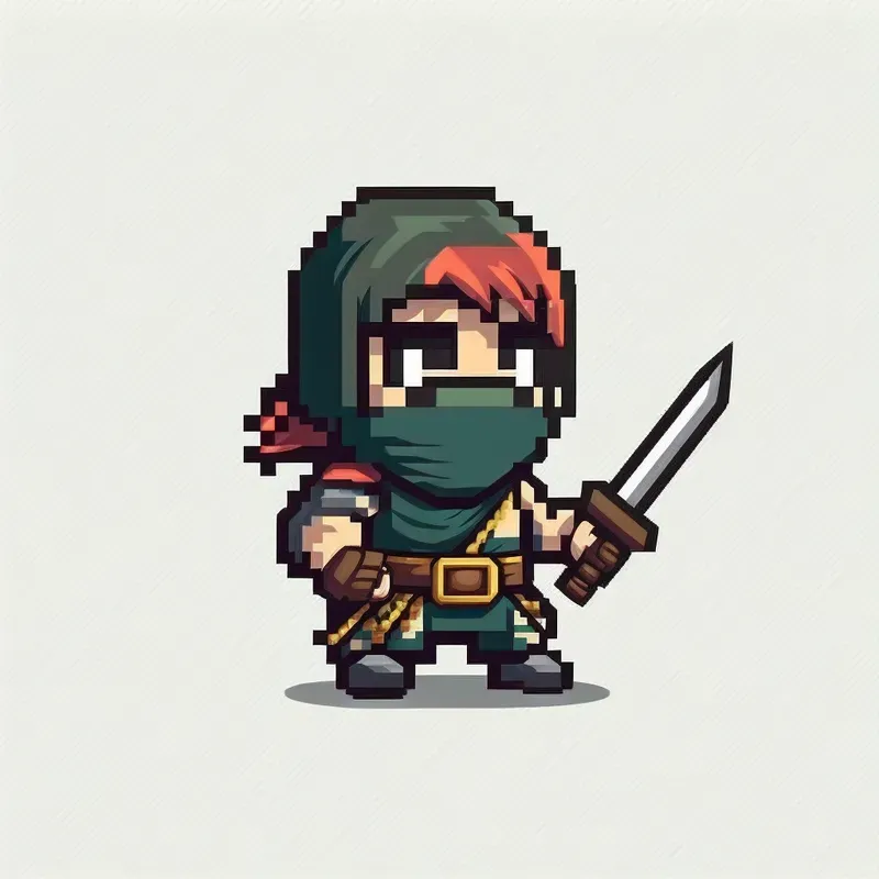 Nft Pixel Art RPG Characters Midjourney Prompt | PromptBase