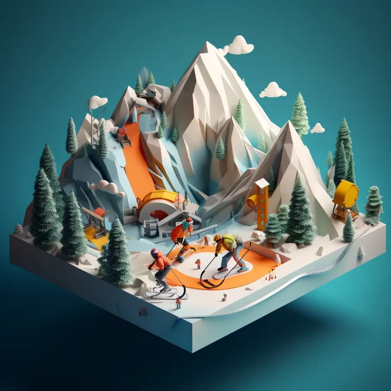 Isometric Diorama 100 Locations Midjourney Prompt | PromptBase