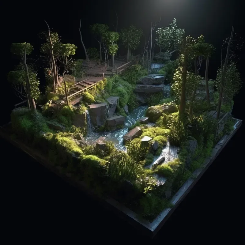 Isometric Diorama 100 Locations Midjourney Prompt | PromptBase