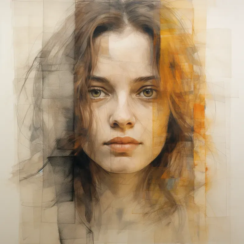 Brooding Mood Pencil Sketches Midjourney Prompt | PromptBase