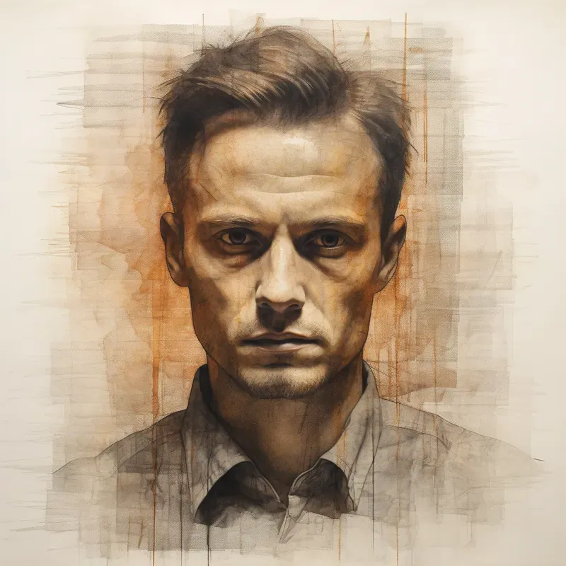 Brooding Mood Pencil Sketches Midjourney Prompt | PromptBase