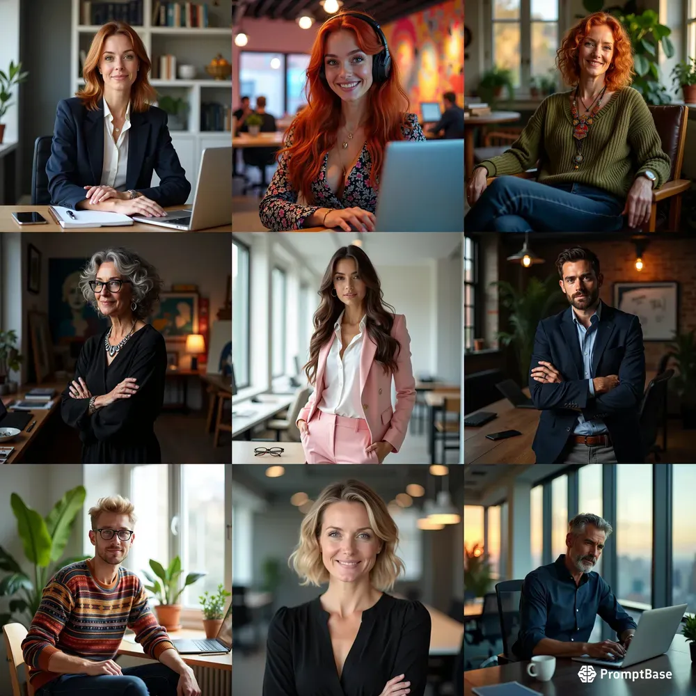 Tailored Pro Portraits For CV Webs Stable Diffusion Prompt | PromptBase