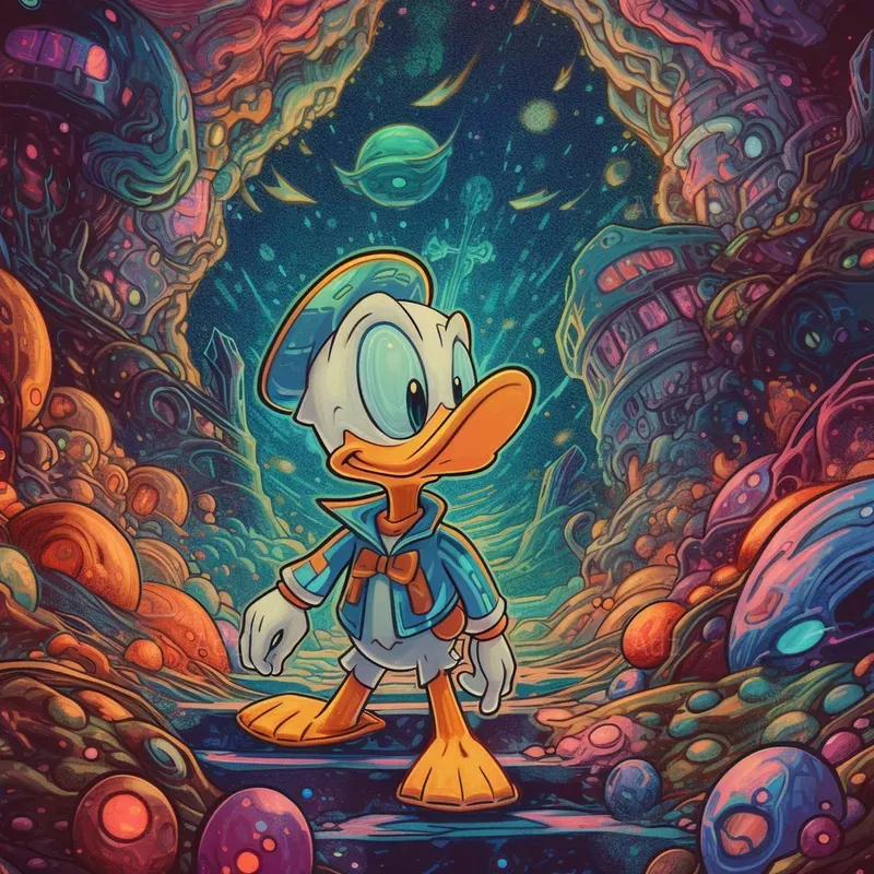 Adult Swim Style 90s Kids Wall Art Midjourney Prompt | PromptBase