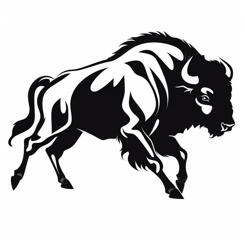 2D Illustrations Of Running Animal Silhouettes Midjourney Prompt ...