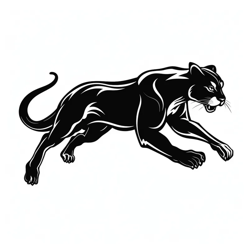 2D Illustrations Of Running Animal Silhouettes Midjourney Prompt ...