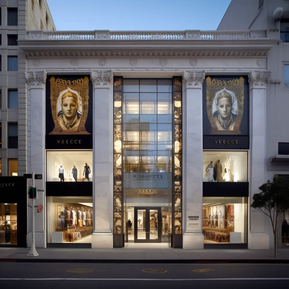 Shopfronts Iconic Stores Midjourney Prompt | PromptBase