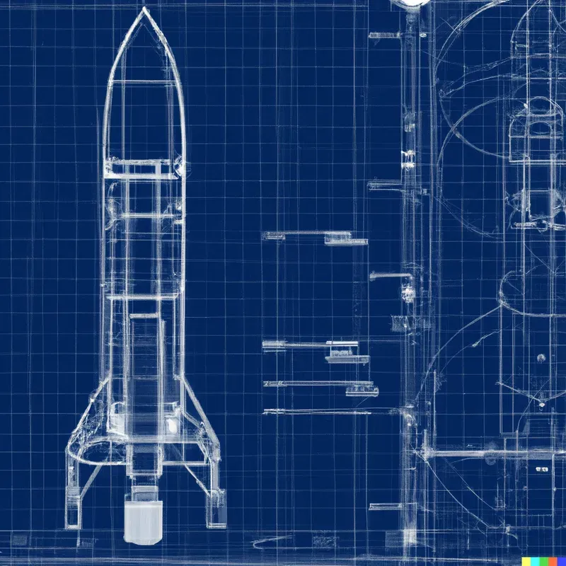 Blueprints DALL·E Prompt | PromptBase