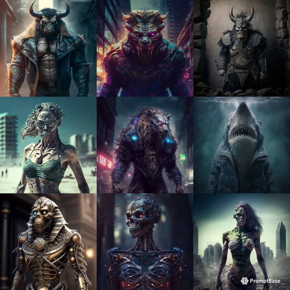 Photorealistic 3D Creepy Monsters Shoots Midjourney Prompt | PromptBase