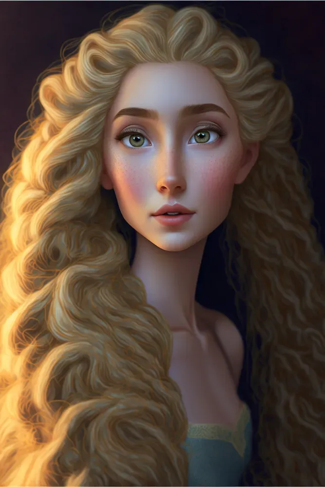 Realistic Disney Princess Portraits Midjourney Prompt | PromptBase