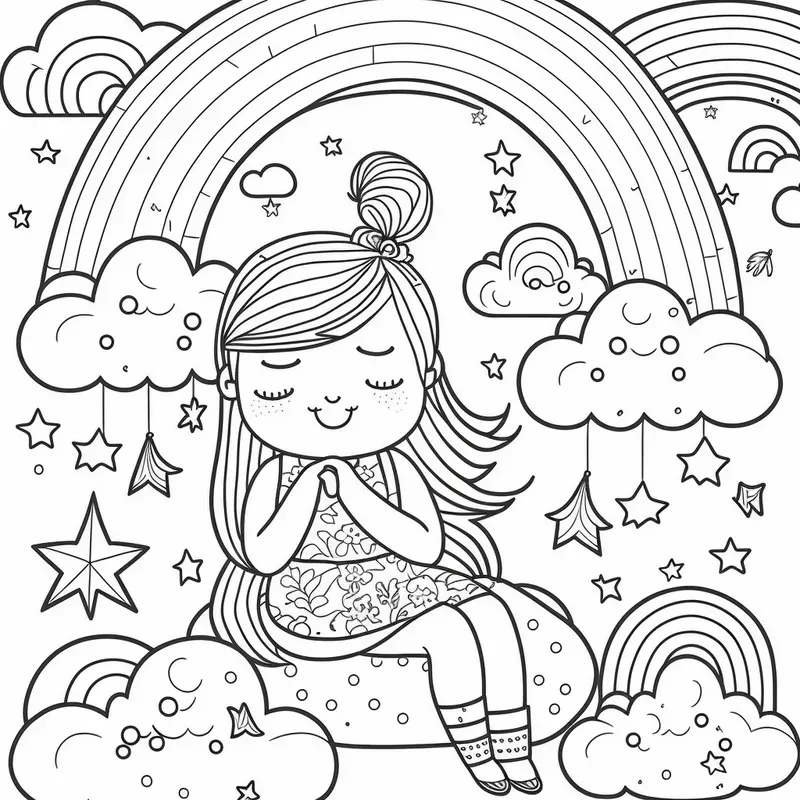 Fun Coloring Book Pages For Kids Midjourney Prompt | PromptBase