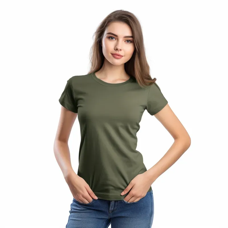 Tshirt Mockups Worn By Models For Pod Midjourney Prompt | PromptBase