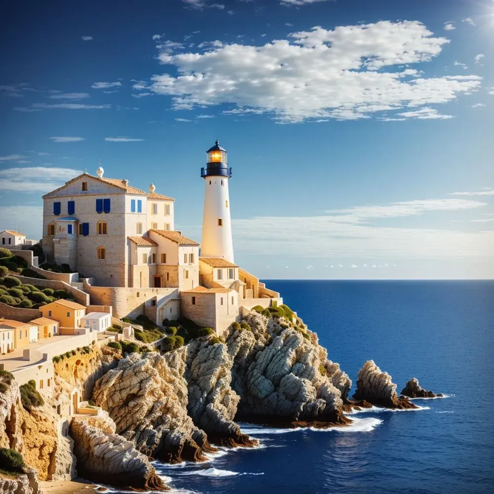 Mediterranean Coastal Photographs Leonardo Ai Prompt | PromptBase