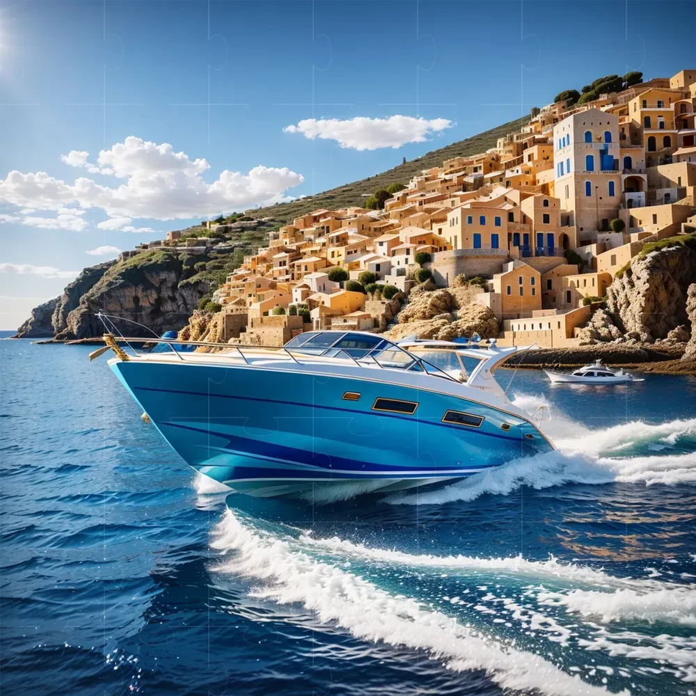 Mediterranean Coastal Photographs Leonardo Ai Prompt | PromptBase