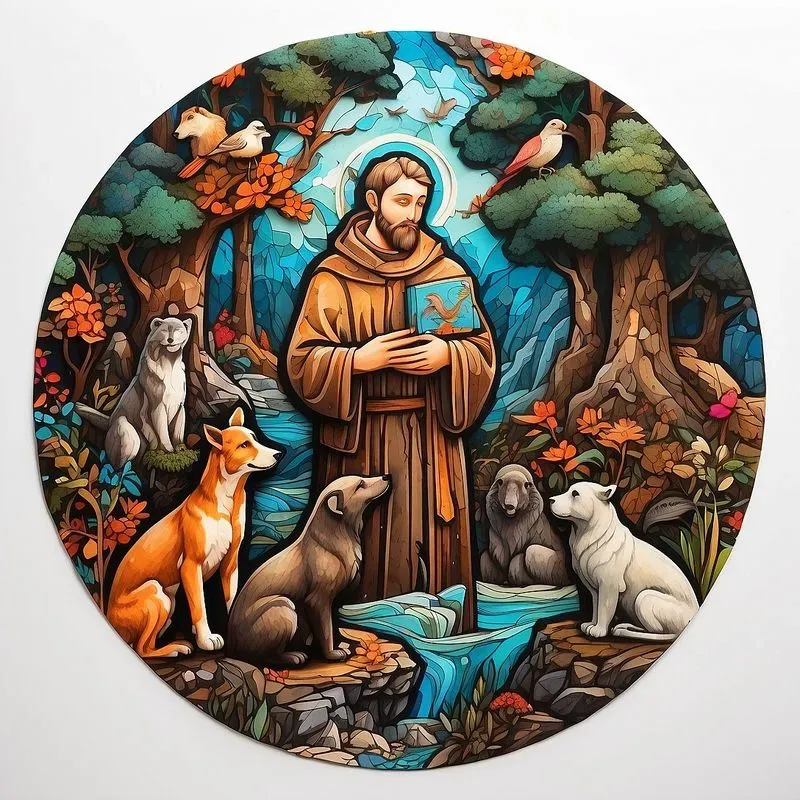 Patron Saints Drawings Art Illustrations Leonardo Ai Prompt | PromptBase