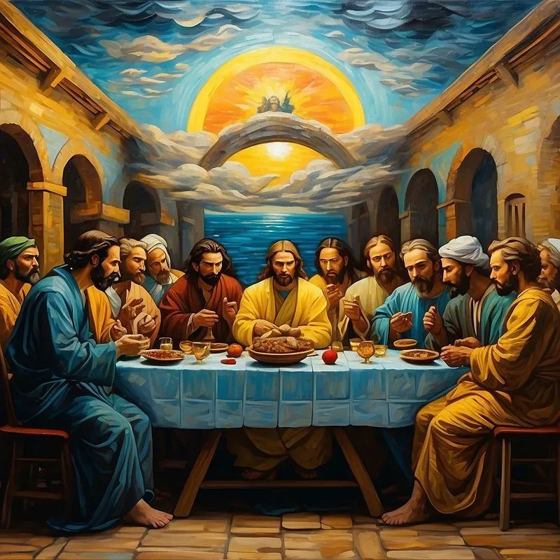 Biblical Scenes Art Paintings Leonardo Ai Prompt | PromptBase