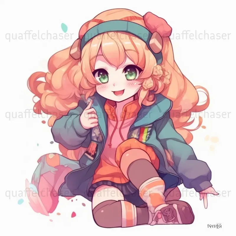 Cute Chibi Vtuber Characters Midjourney Prompt | PromptBase