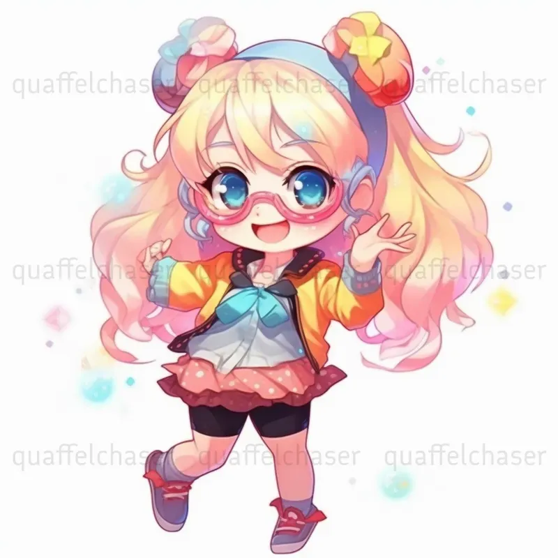 Cute Chibi Vtuber Characters Midjourney Prompt | PromptBase