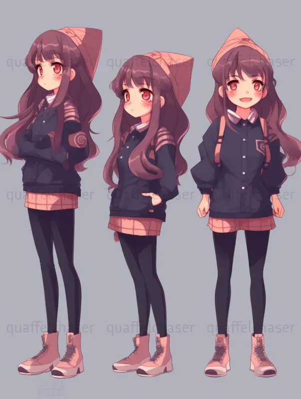 Cute Vtuber Character Designs Midjourney Prompt | PromptBase