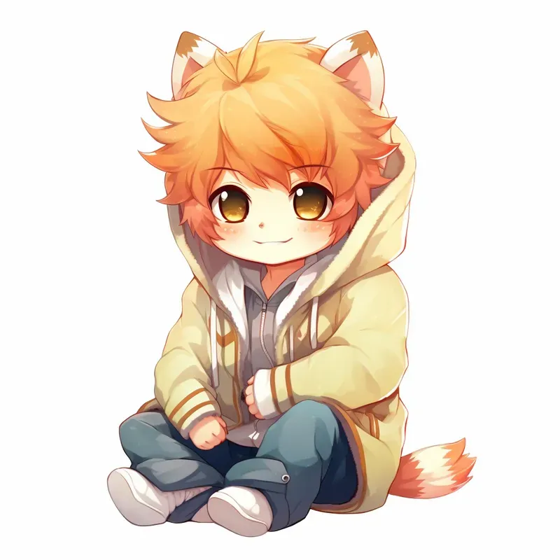 Chibi Characters With Animal Ears Midjourney Prompt | PromptBase