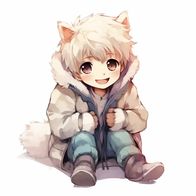 Chibi Characters With Animal Ears Midjourney Prompt | PromptBase