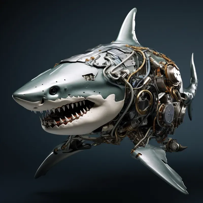 Animals As Futuristic Cyborgs Midjourney Prompt | PromptBase