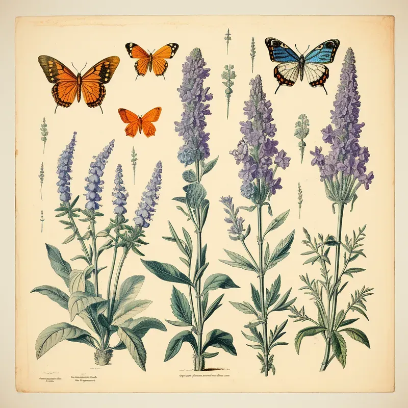 Vintage Lithography Entomology Charts Midjourney Prompt | PromptBase