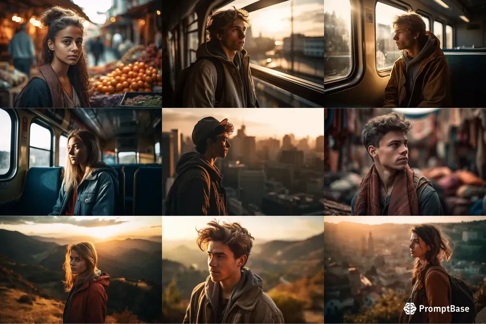 Travel Portraits Midjourney Prompt | PromptBase