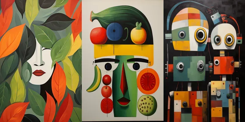 Funny Abstract Paintings Midjourney Prompt | PromptBase