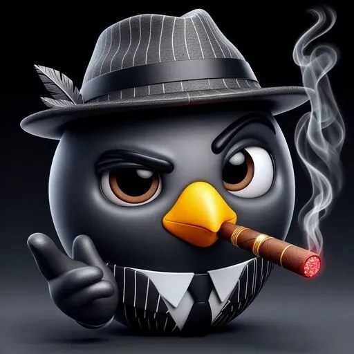 3D Gangster Bird Emojis DALL·E Prompt | PromptBase