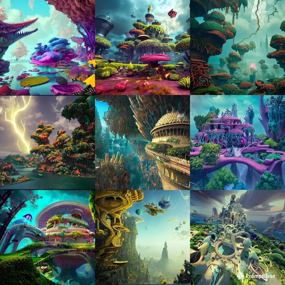 Dreamscape Worlds Stable Diffusion Prompt | PromptBase