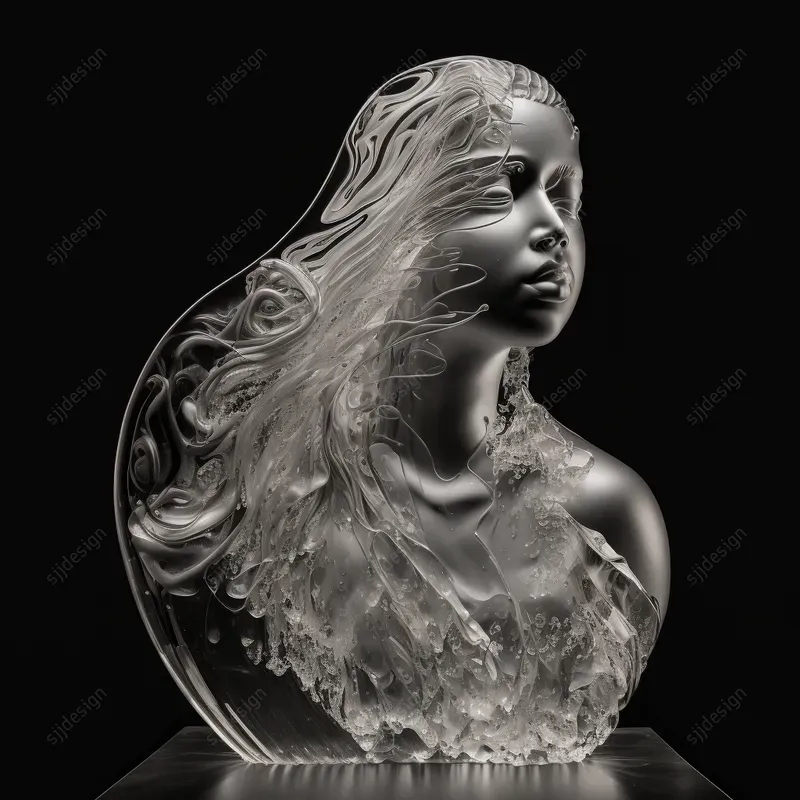 Magical Glass Sculptures Midjourney Prompt | PromptBase