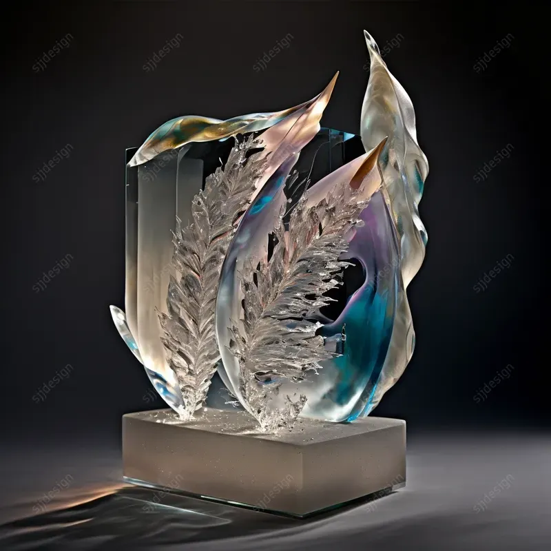 Magical Glass Sculptures Midjourney Prompt | PromptBase