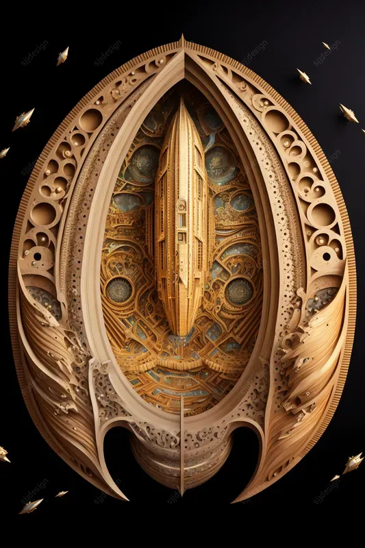 Wood Carvings With Infinite Details Midjourney Prompt | PromptBase